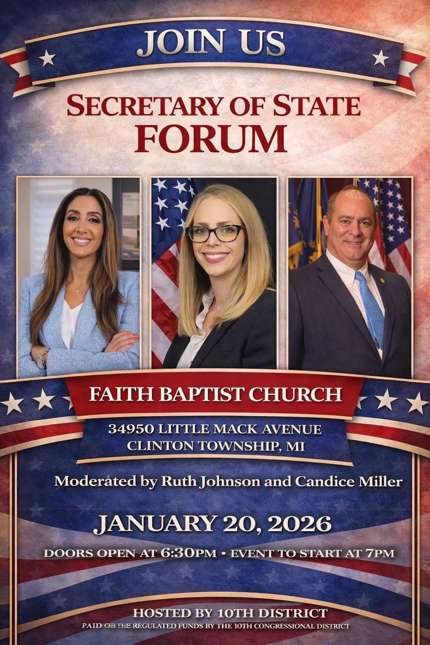 SOS Candidate Forum Moderated by Michigan Secretaries of State Emeritus ...